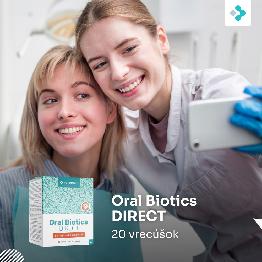 3x Oral Biotics DIRECT, spolu 60 vrecúšok - FutuNatura.sk